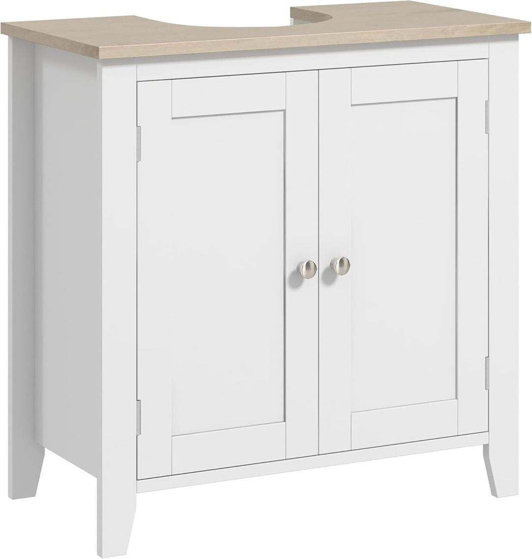 LYSP Pedestal Sink Storage Cabinet, Under Sink Cabinet with U-Shape and ...