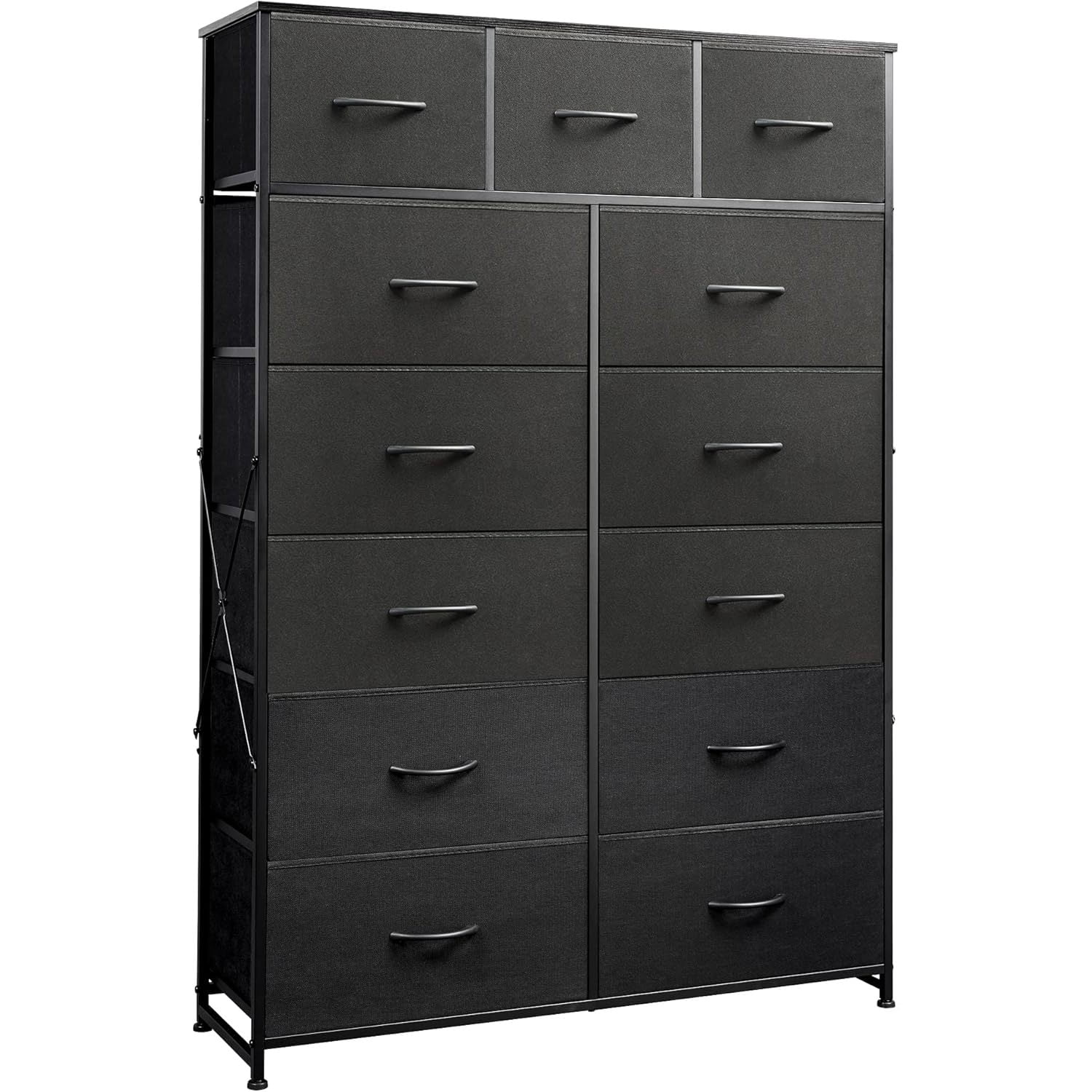 LYSP Tall Dresser for Bedroom with 13 Drawers, Storage Dresser ...