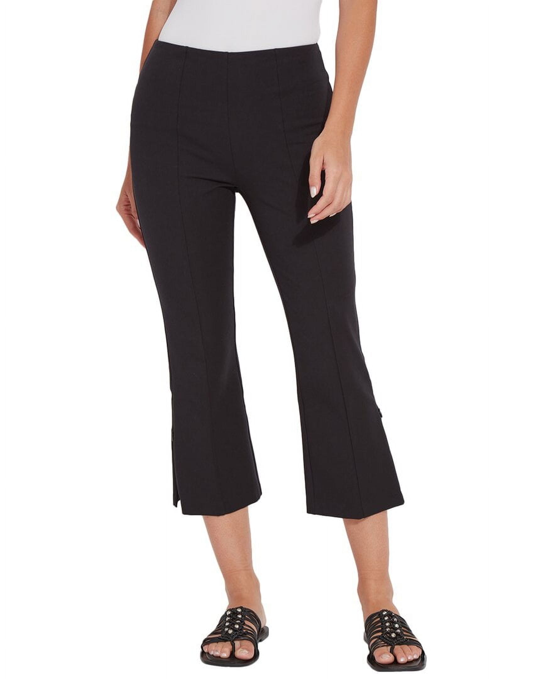 LYSSÉ NEW YORK womens Leighton Flare Crop Pant, l - Walmart.com