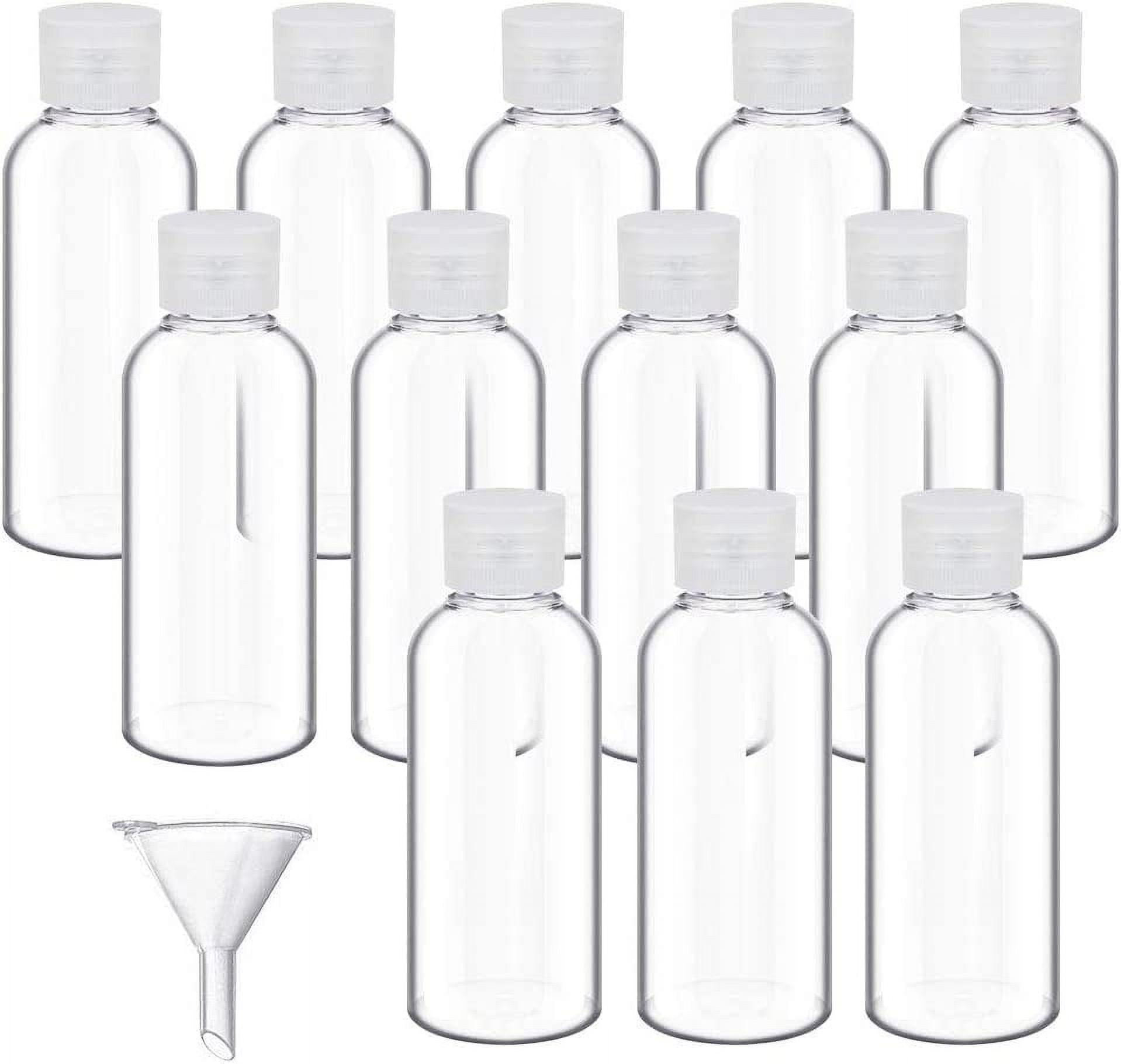 LYTIVAGEN 12 Pack Plastic Travel Bottle 50 ml Clear Holiday Bottle with ...