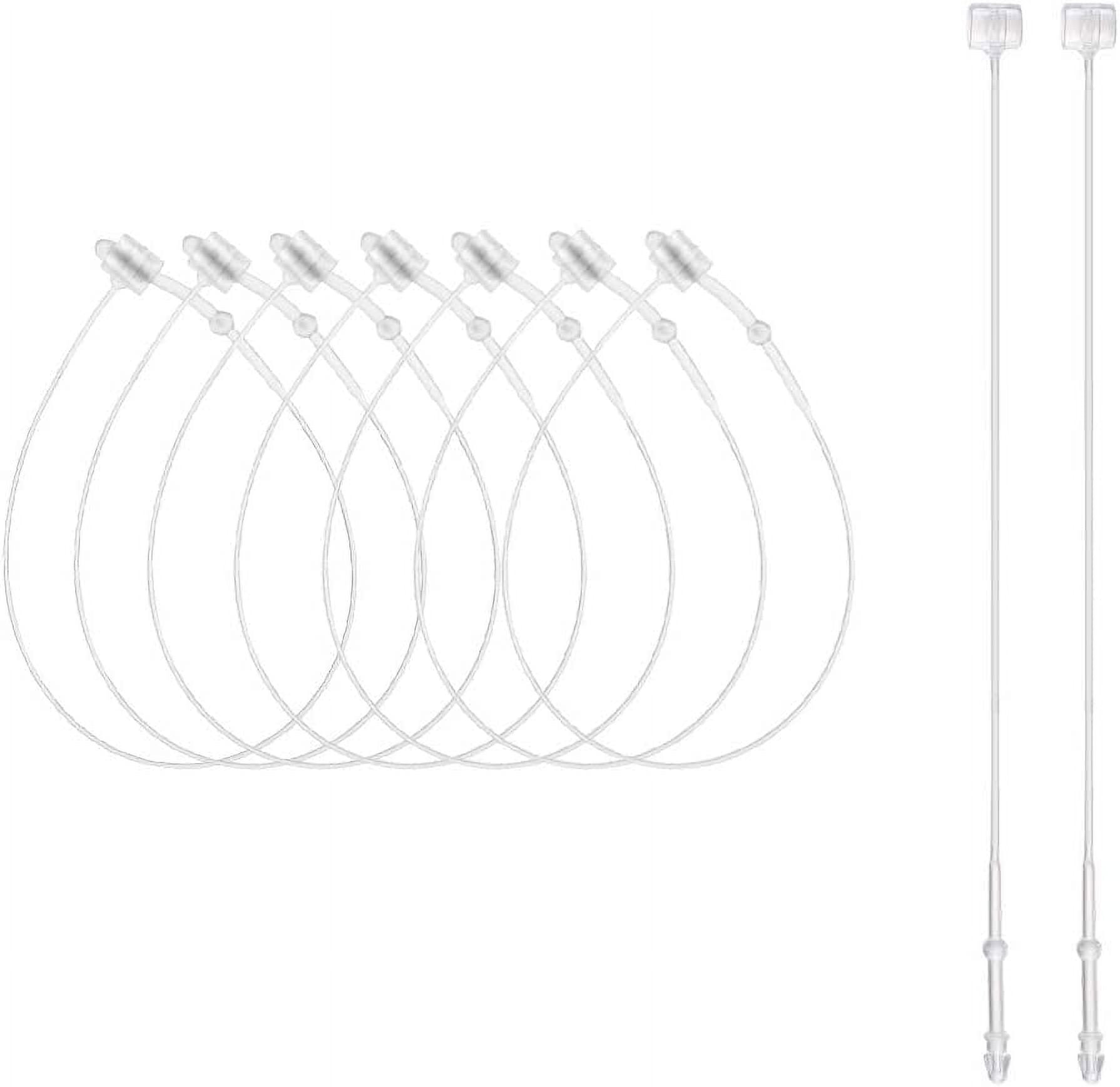 LYTIVAGEN 500 PCS Plastic Tag Fastener 13CM, Pin Security Loop ...