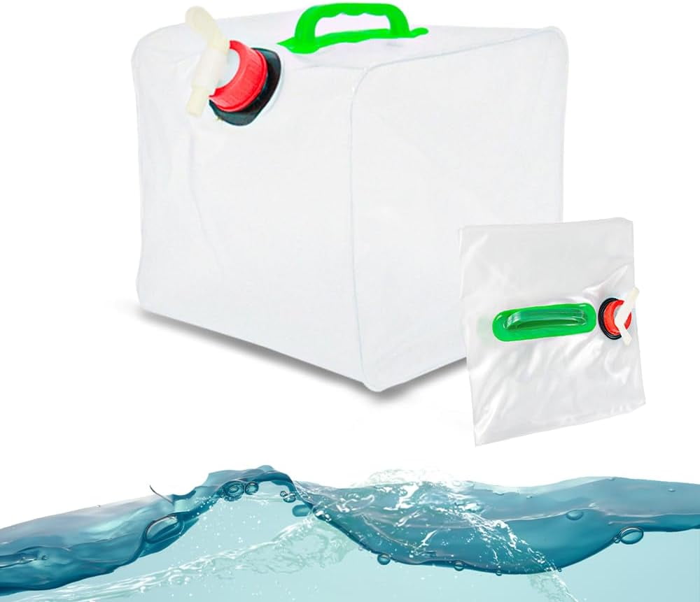 LYTIVAGEN Collapsible Water Container 2.6 Gallon with Spigot, Camping ...