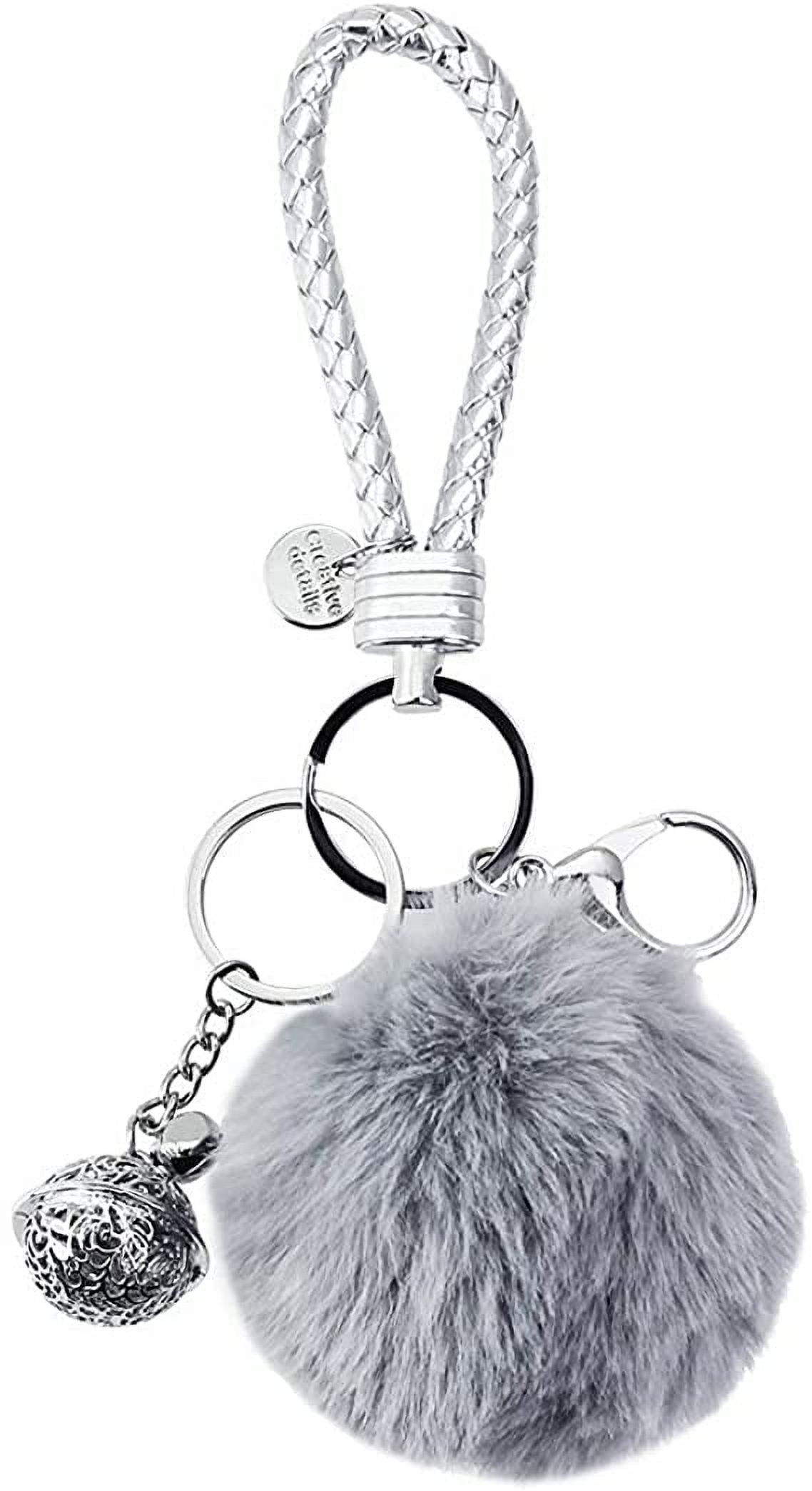 LYTIVAGEN Key Chain Key Ring Accessory Fluffy Car Keyring Plush Pendant ...