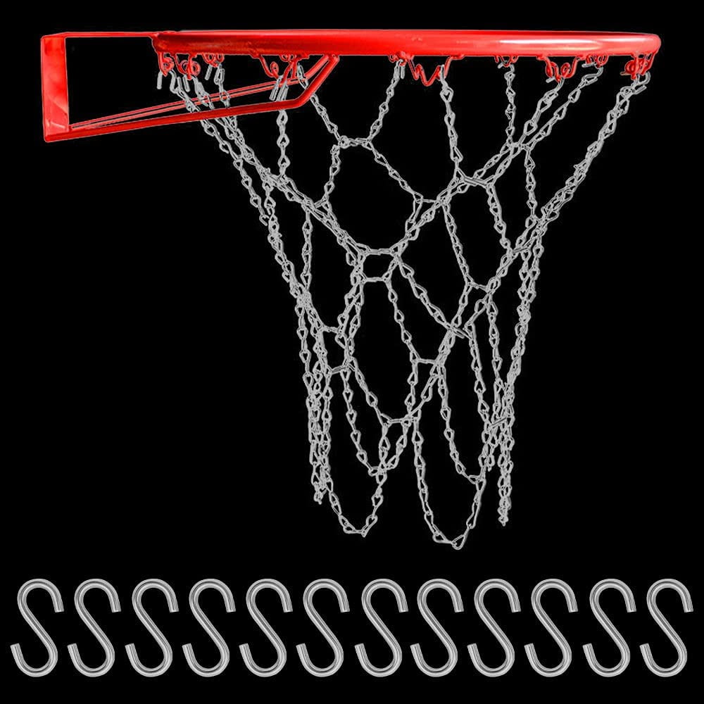LYTIVAGEN Metal Chain Basketball Net Basketball Replacement Net ...