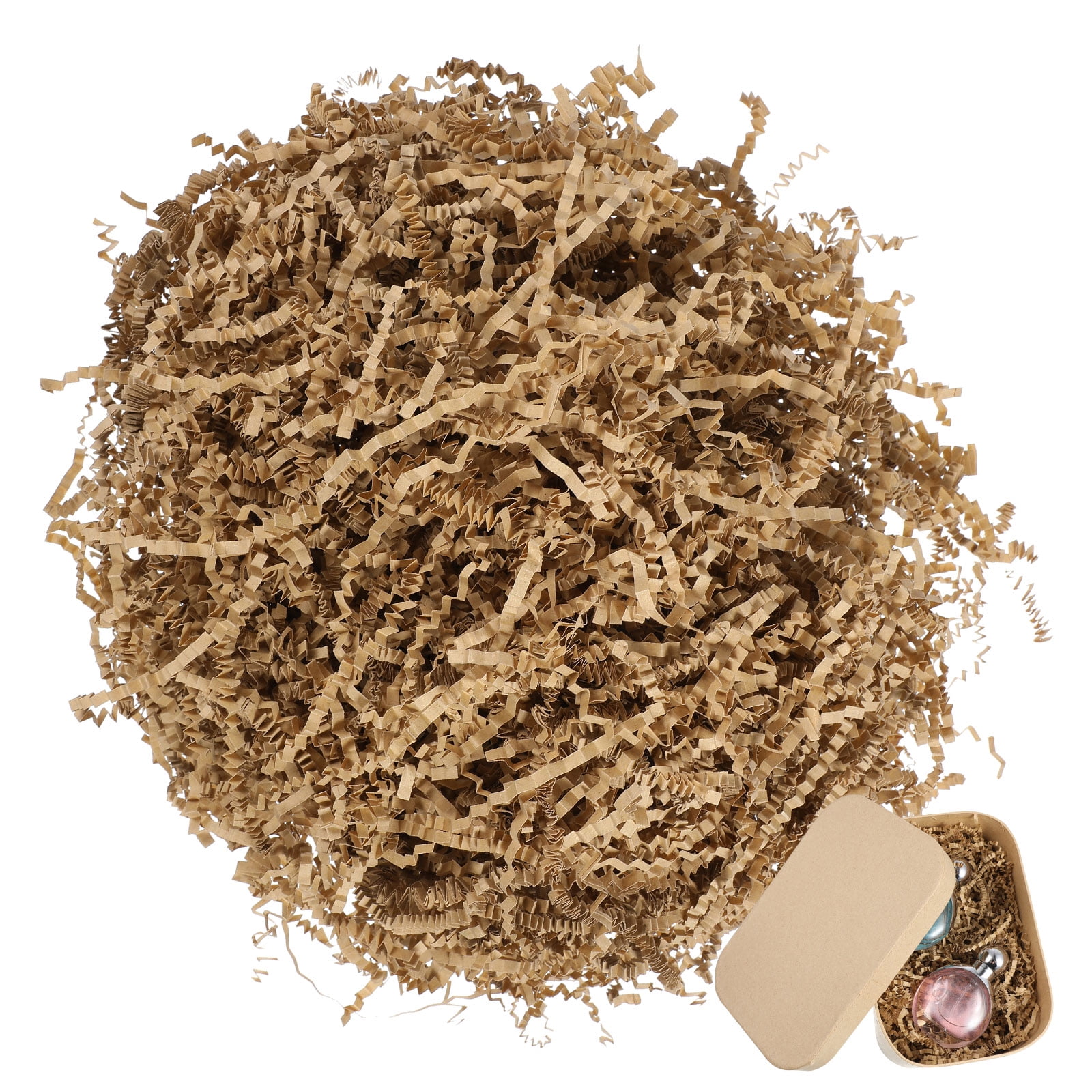 WEUVEB Cushioning Crinkle Cut Paper Filler Coffee Paper 1Set For Basket ...