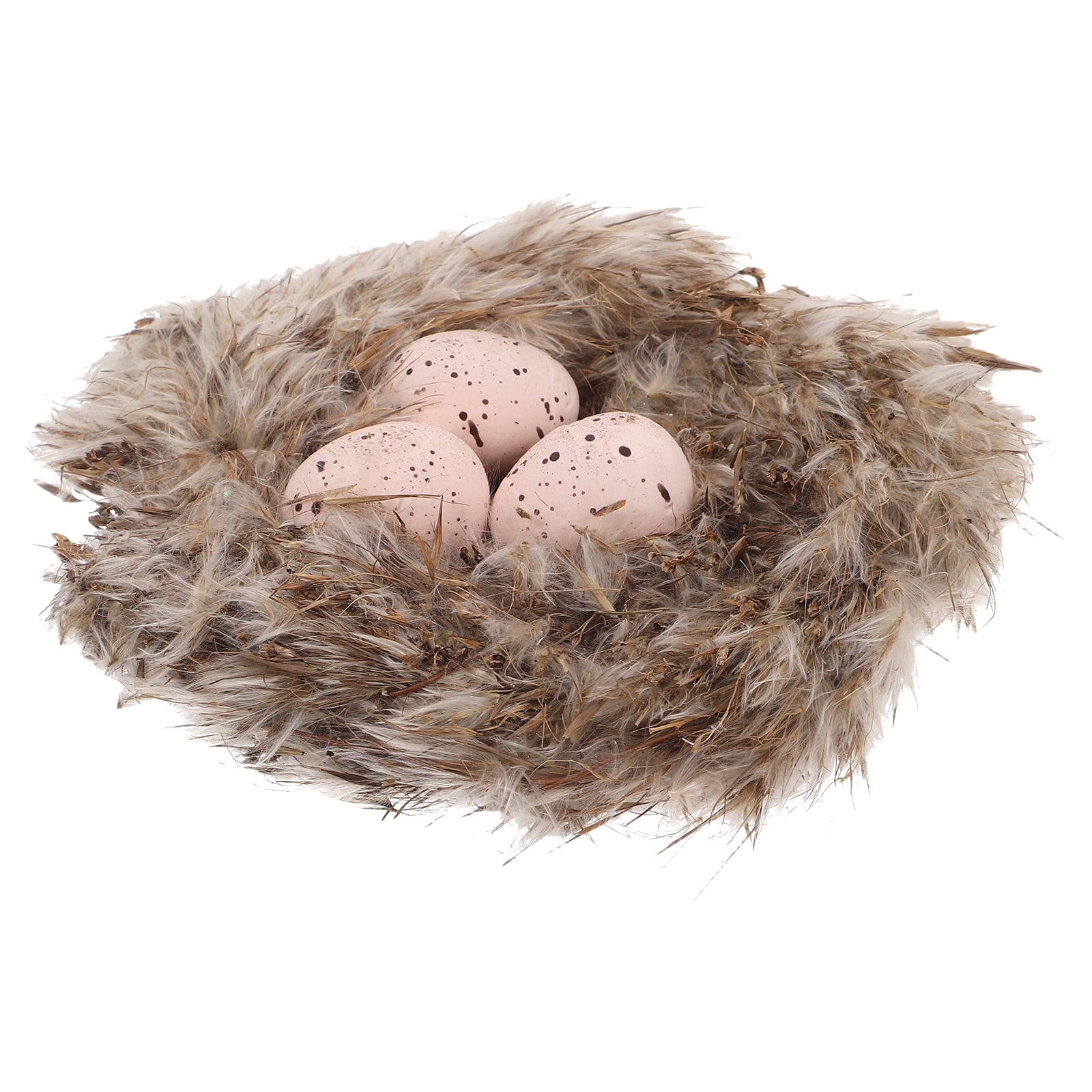 LYTMENT 1 Set Bird Nest Ornament With Artificial Eggs For Easter ...