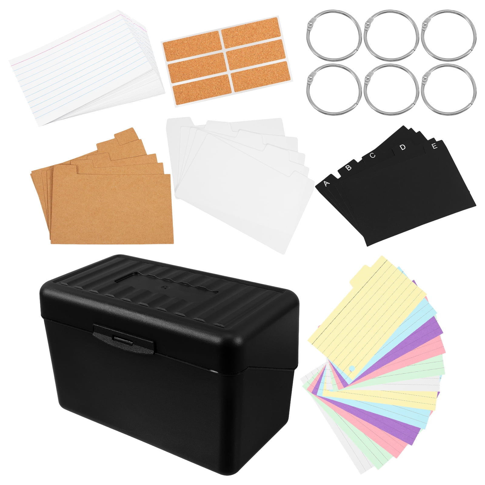 LYTMENT 1 Set Flash Card Holders Plastic Index Card Holders Card ...