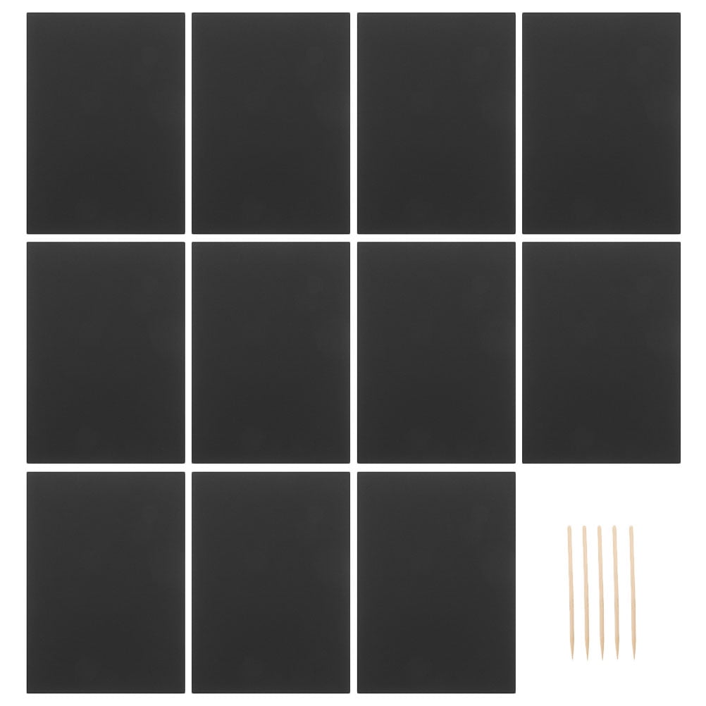 WEUVEB 1Set Scratch Paper Painting Craft Black DIY Creative Drawing Art ...