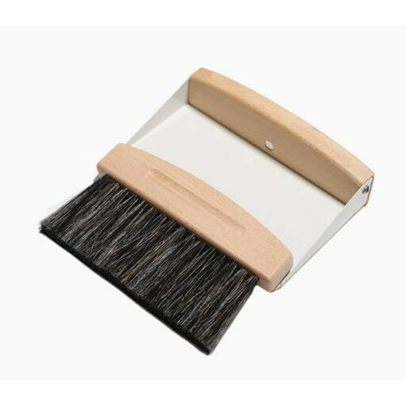 WEUVEB 1Set Lightweight Desktop Broom and Dustpan White Space Saving ...