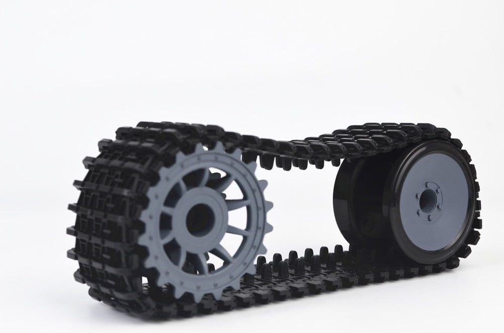 LYTMENT 1 Set Rubber Tank Track Replacement DIY Crawler Robot Remote ...