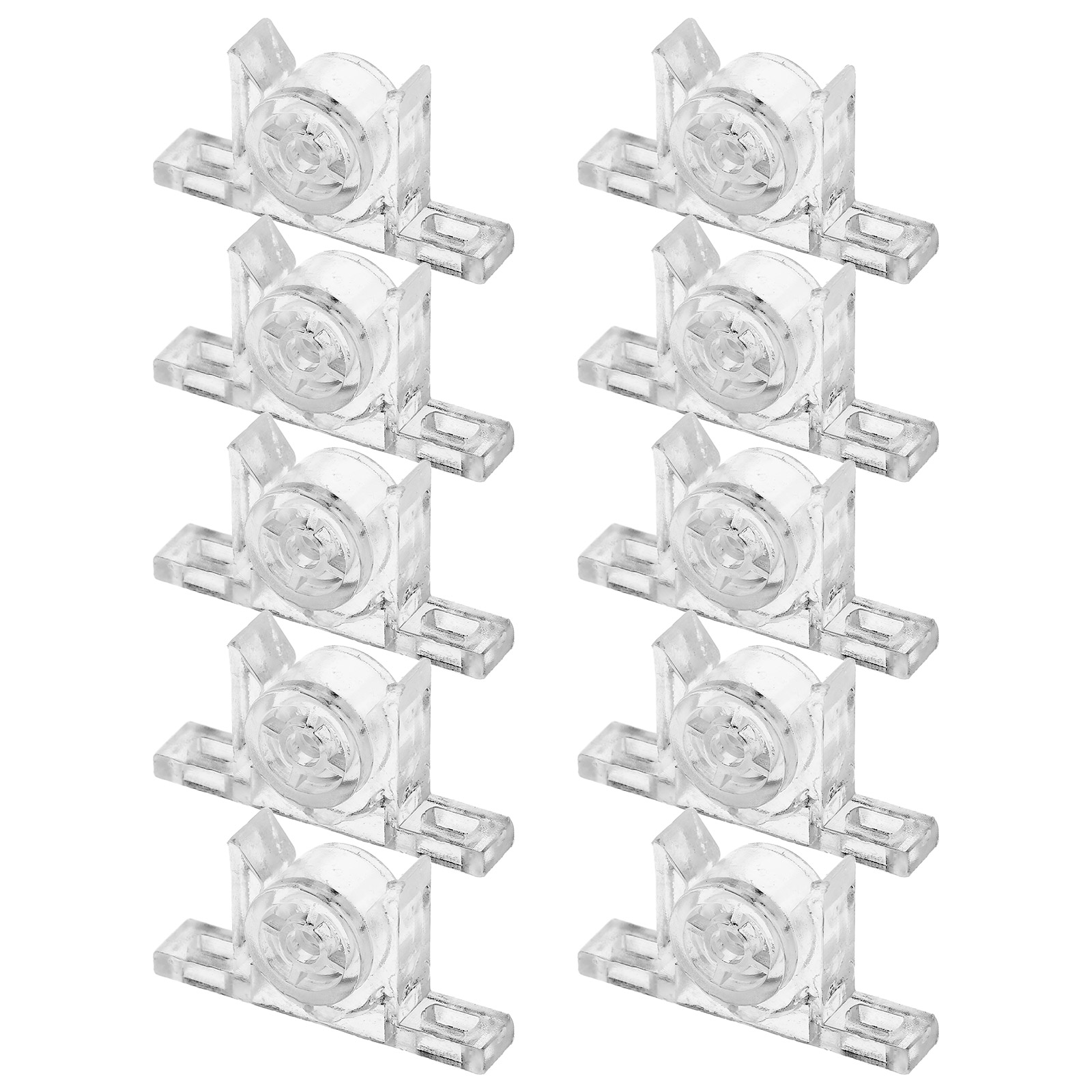 WEUVEB 10Pcs Transparent Push Catch Latch with Touch Bead for Cabinet ...