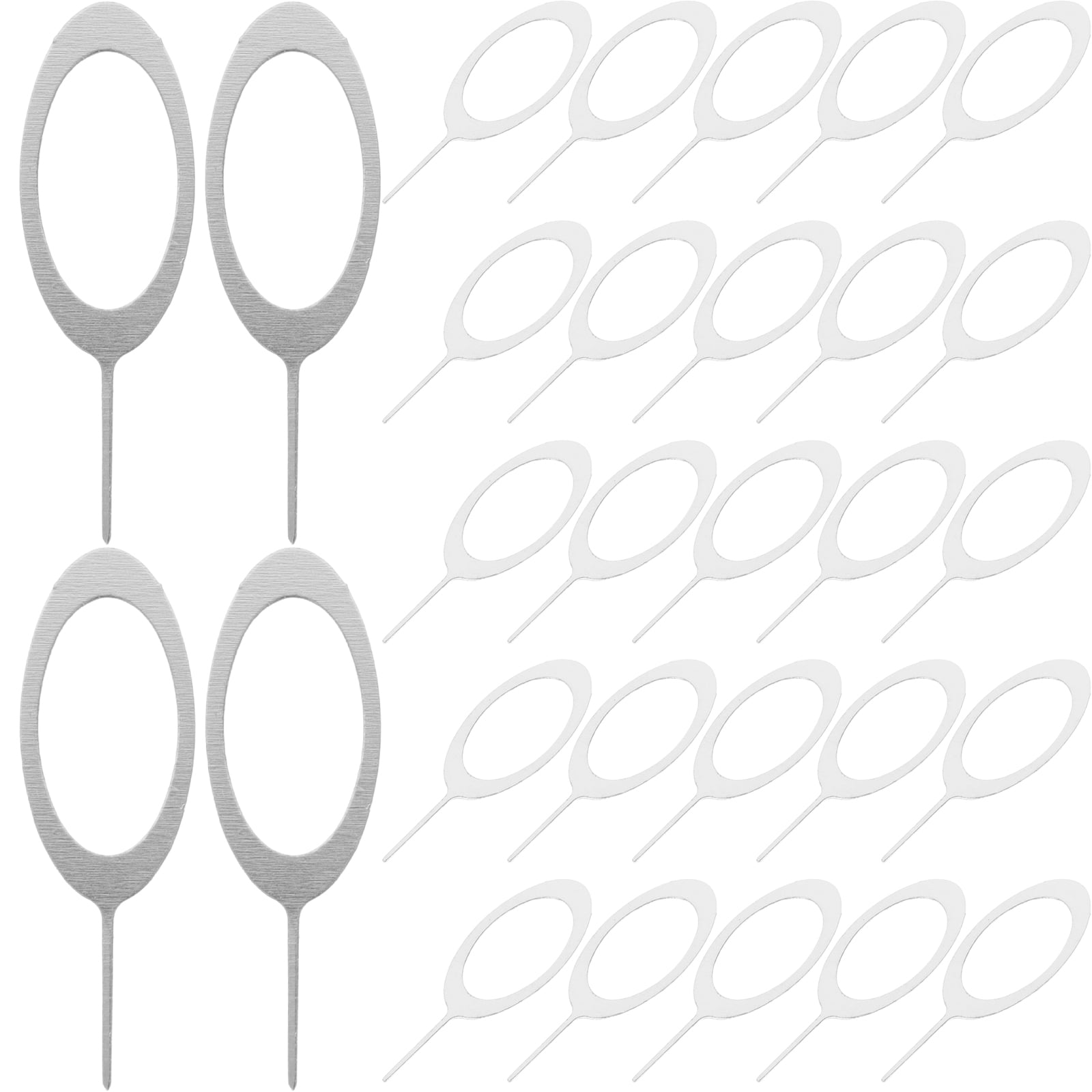 LYTMENT 100pcs SIM Card Ejector Tool Stainless SIM Tray Removal Pin Sturdy SIM Card Needle for ...