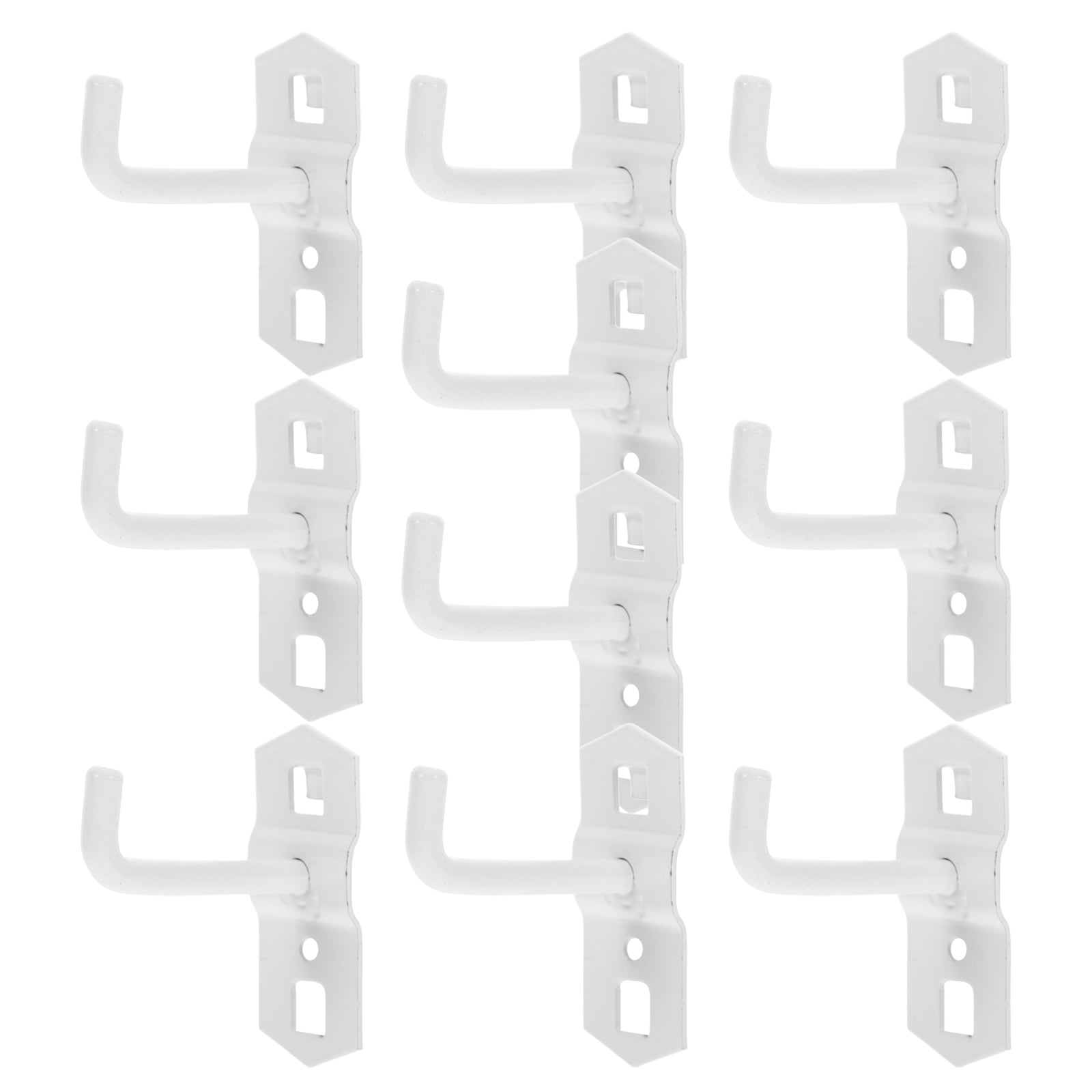 WEUVEB Retail Rack Hooks Iron 10Pack 2.4X2.4X1.0In - Walmart.com