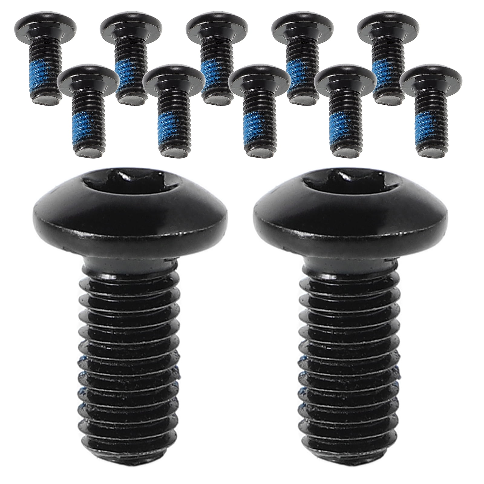 WEUVEB Bicycle Brake Disc Screws Black Alloy Steel Universal Fit for ...