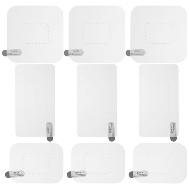 LYTMENT 12 Sheets Static Adhesive Sticker Windshield Static Adhesive ...
