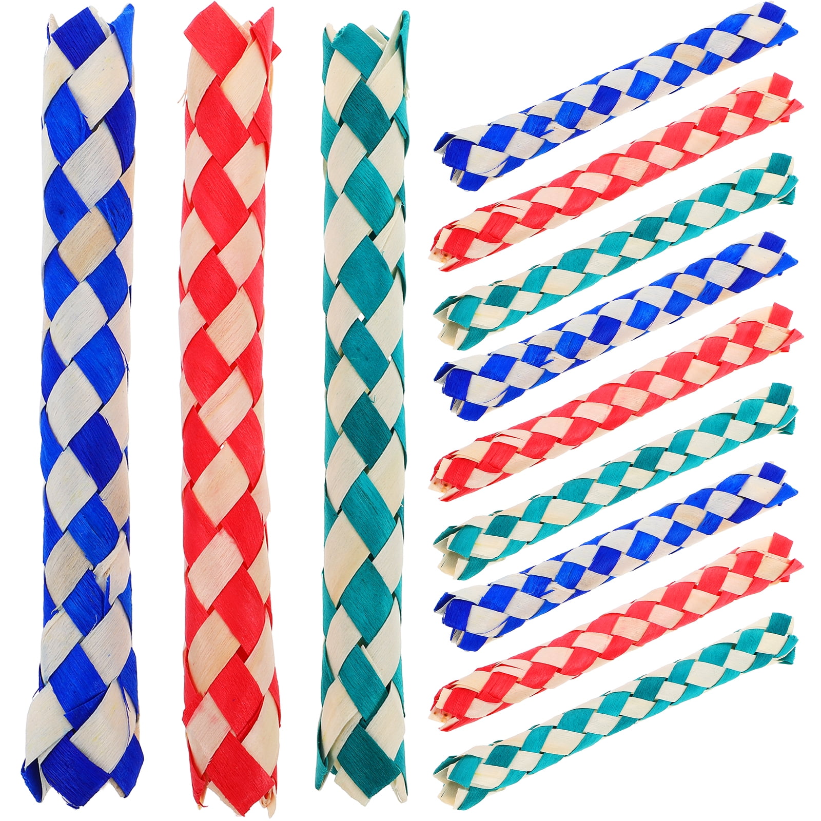 LYTMENT 12pcs Finger Traps Birds Parrots Chew Toy Bamboo Finger Traps ...