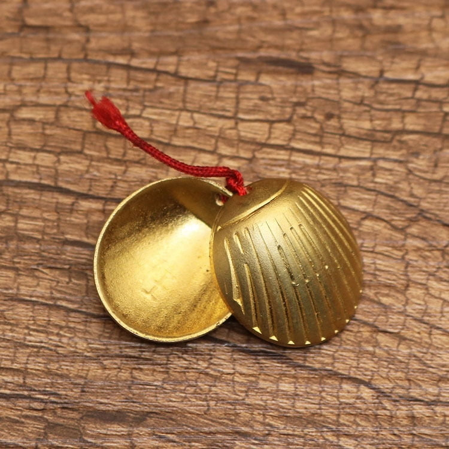 LYTMENT 2 Pairs Brass Feng Shui Divination Shell Cups Antique Taoist ...