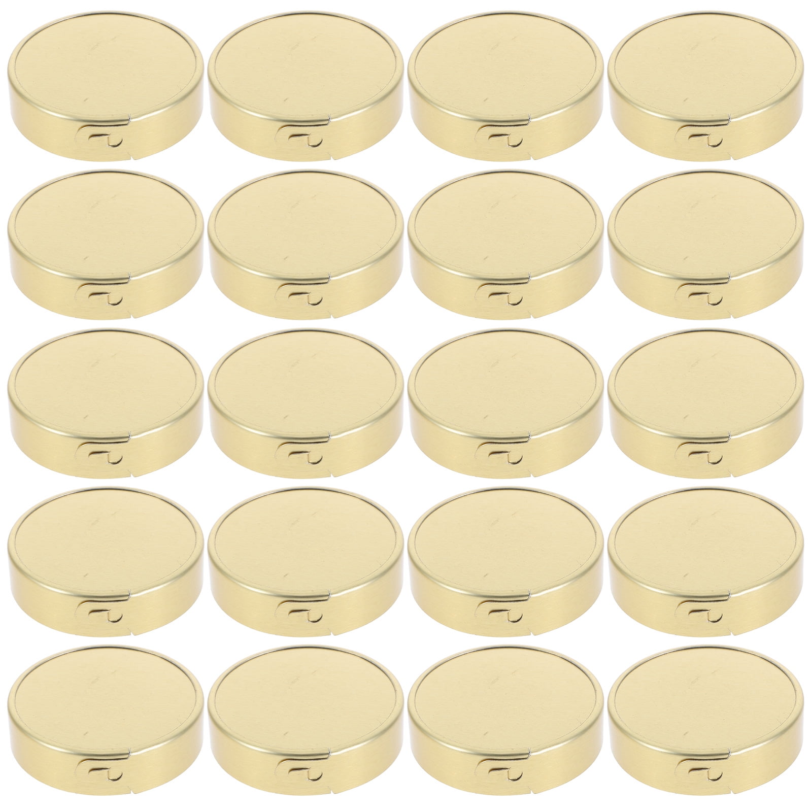 WEUVEB 20Pcs Easy to Open and Close Aluminum Jar Lids for Home Use ...