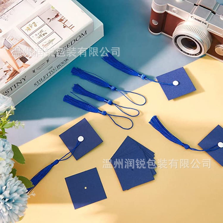 LYTMENT 20pcs Mini Graduation Cap Cake Toppers Party Accessories for ...