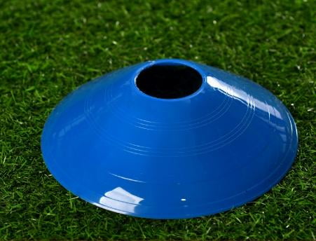 WEUVEB Durable Pe Football Training Discs Blue for Outdoor Sports ...