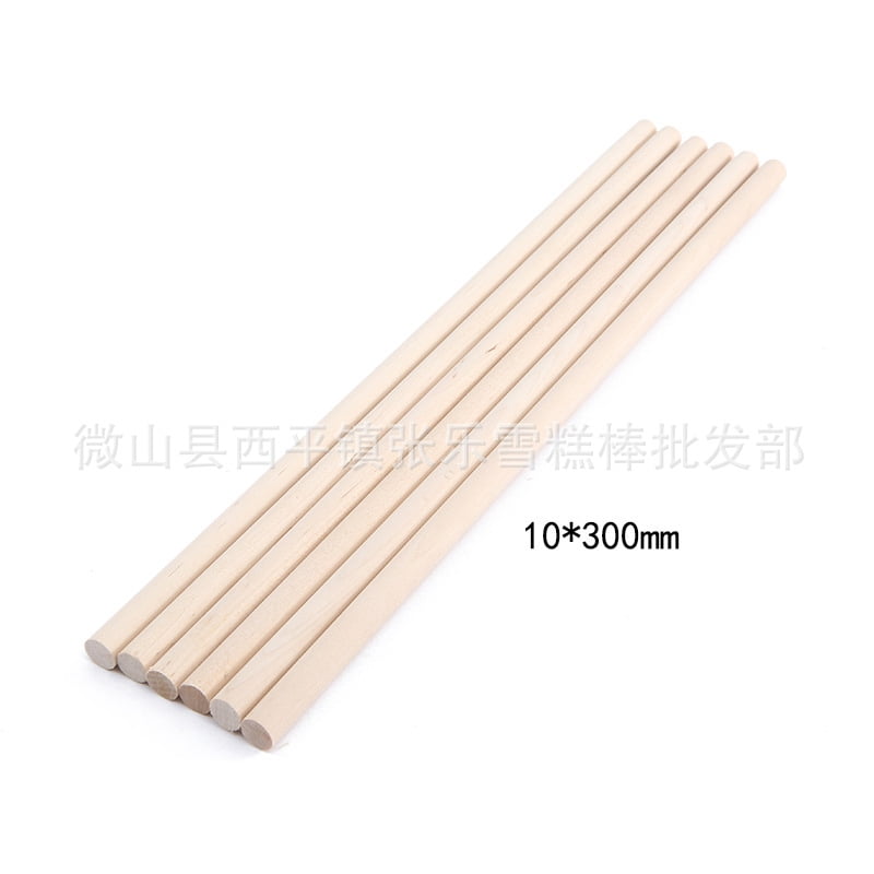 LYTMENT 25pcs Wooden Dowel Rods Natural Unfinished Wood Sticks for ...