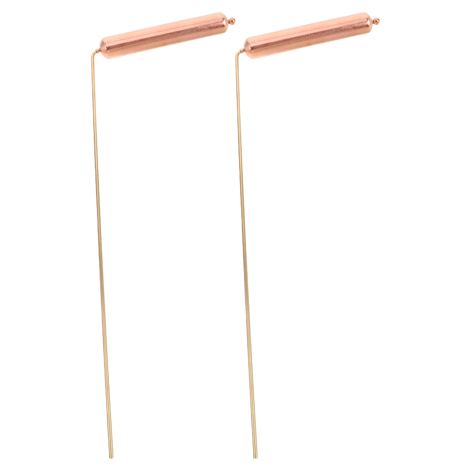 LYTMENT 2pcs Copper Divining Rods Ghost Hunting Water Dowsing and Gold ...