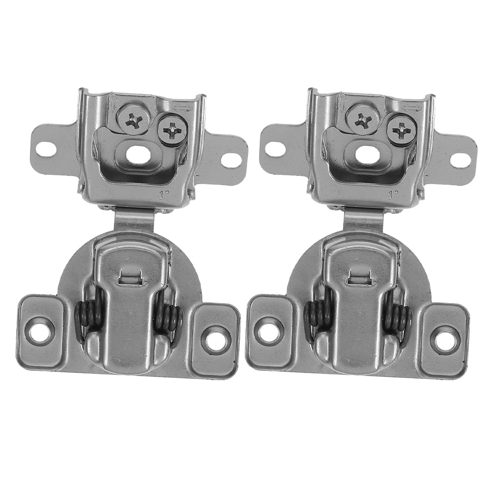 WEUVEB Cabinet Door Hinge Silver 2Pcs 2.9In X 2.2In X 0.5In - Walmart.com
