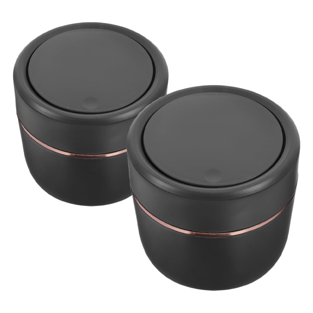 LYTMENT 2pcs Mini Garbage Can with Lid Versatile Garbage Can Compact ...