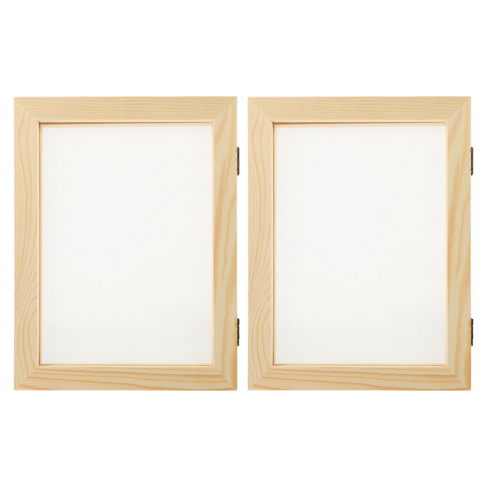 WEUVEB DIY Paper Making Frame Set - Beige Wooden and Copper for ...