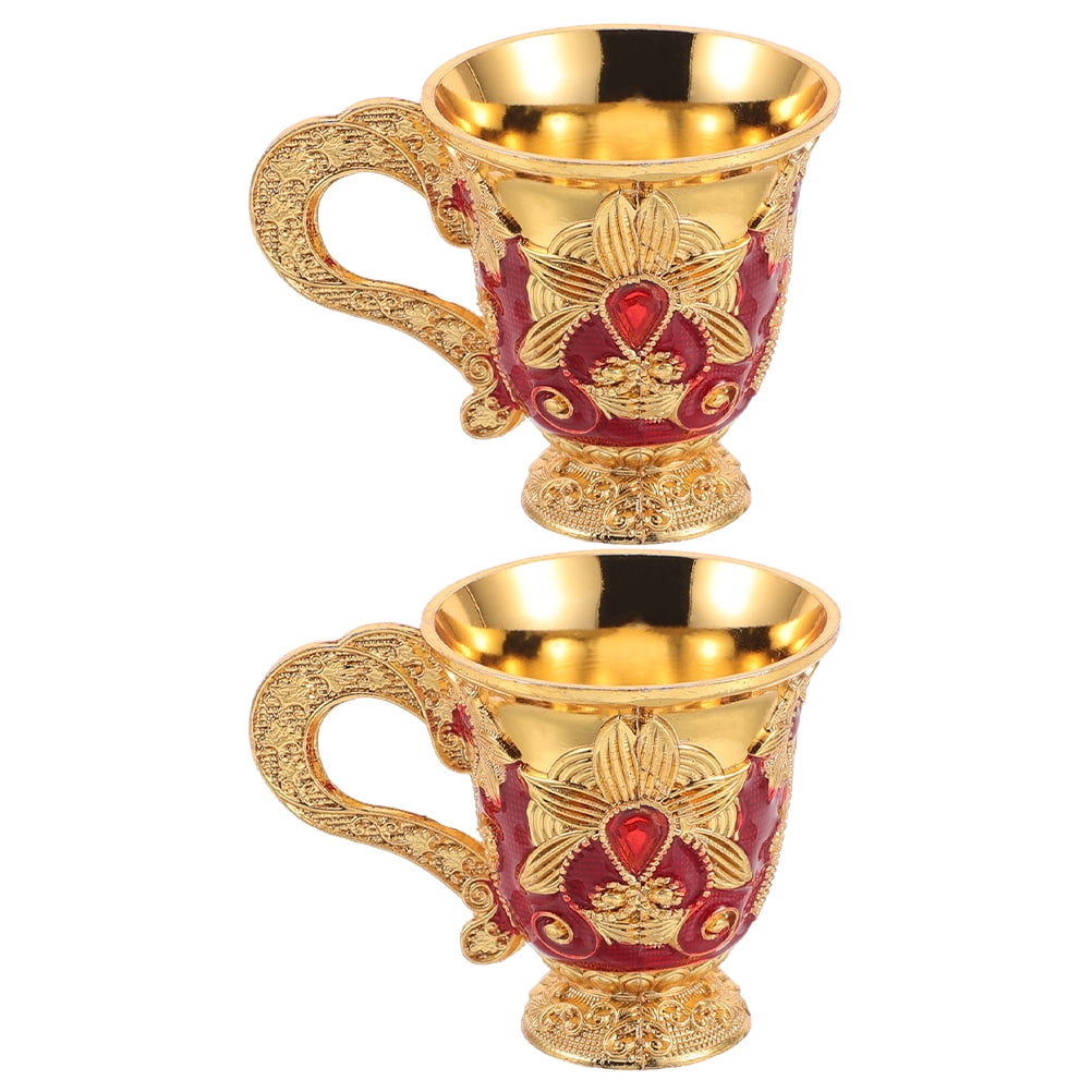 LYTMENT 2pcs Zinc Alloy Chalice Cup Chalice Medieval Decor Goblet Royal ...