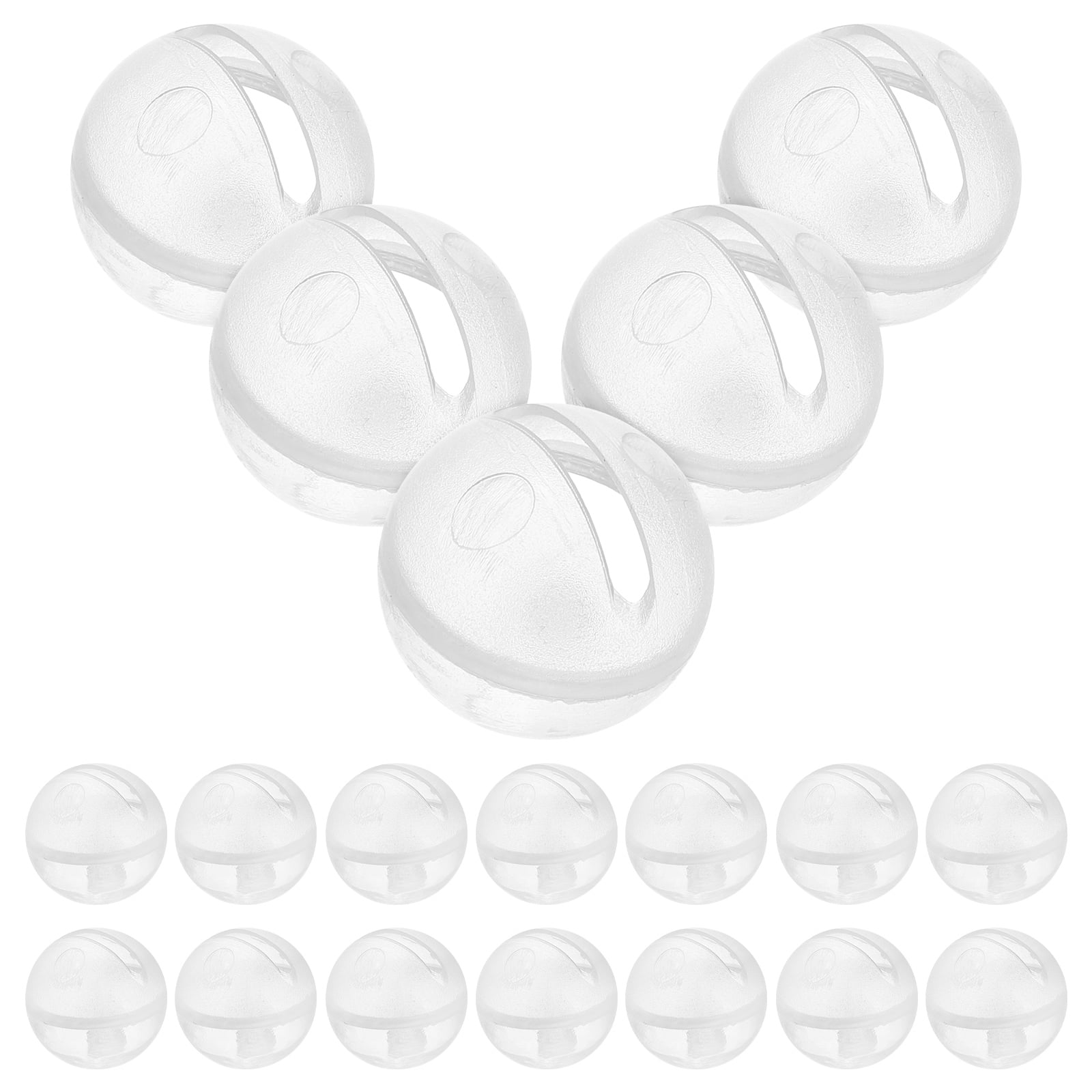 WEUVEB Childrens Rattle Balls Inserts Aluminum Alloy 30Pcs Diy Fun ...