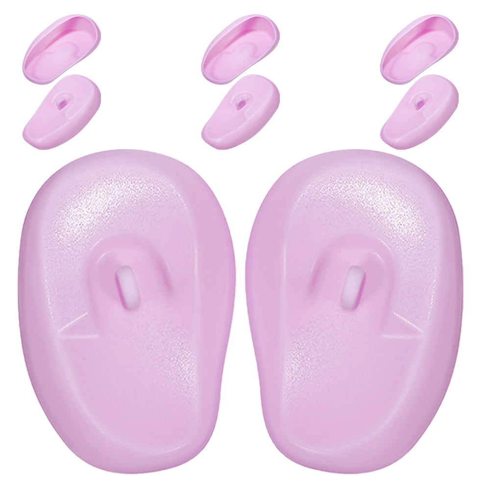 LYTMENT 4 Pairs Ear Covers for Hair Dye Reusable Silicone Ear ...