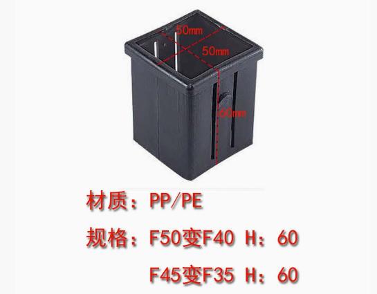 LYTMENT 4 Pcs Square Tube Inserts Sleeve Converter: Edge Length 50mm To ...