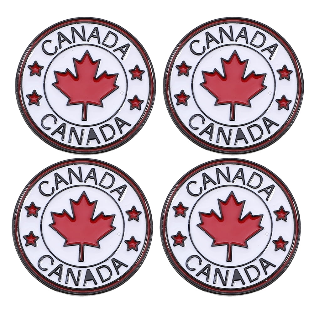 LYTMENT 4pcs Canada Flag Pin Canadian National Lapel pins Enamel ...