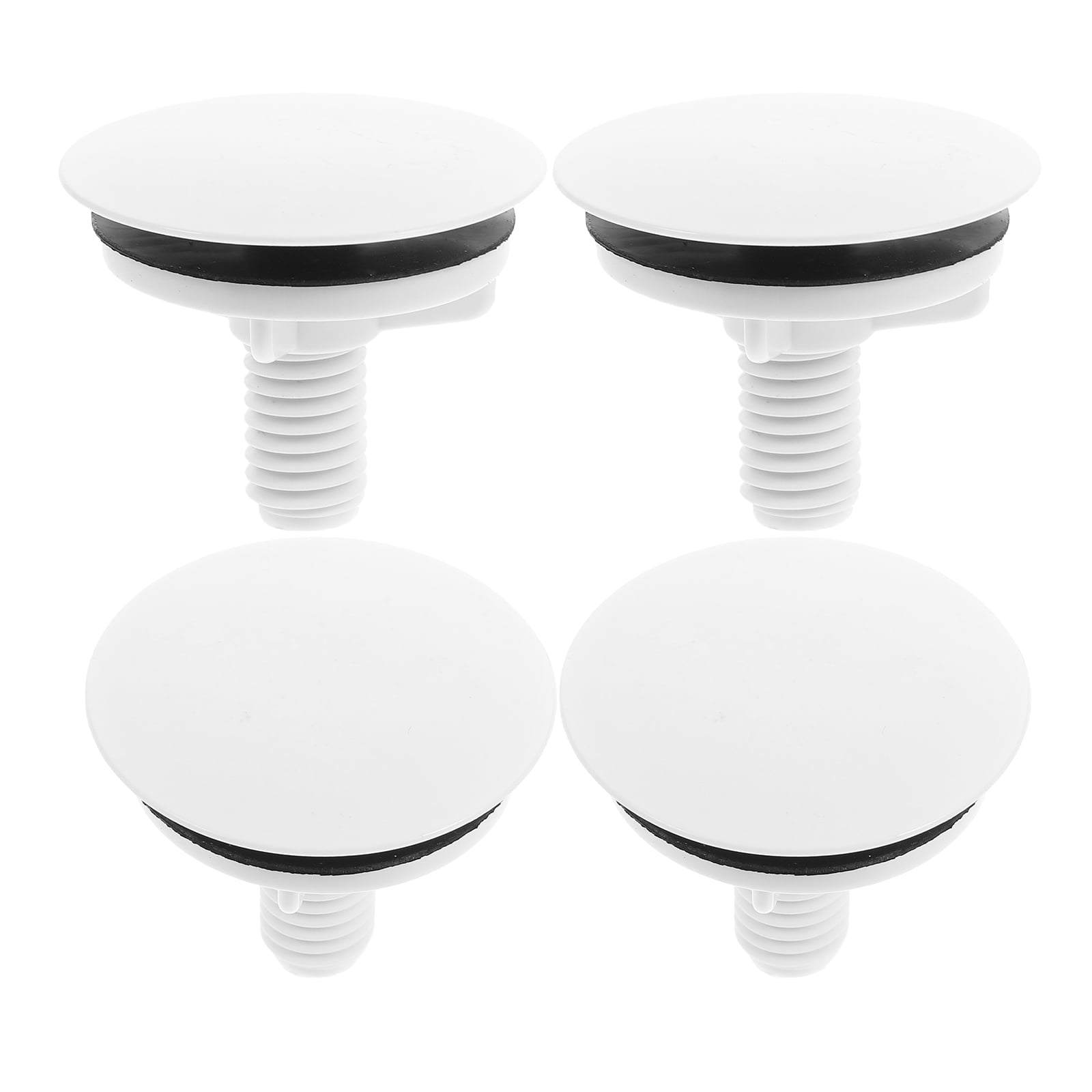 WEUVEB 4Pcs Durable Kitchen Sink Hole Cover White ABS Material for ...