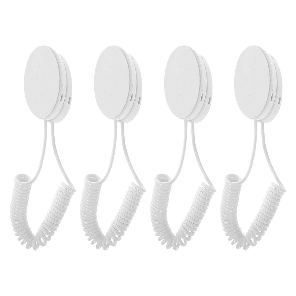 WEUVEB Retractable Security Cable Lock Anti Theft Phone Lanyard White ...