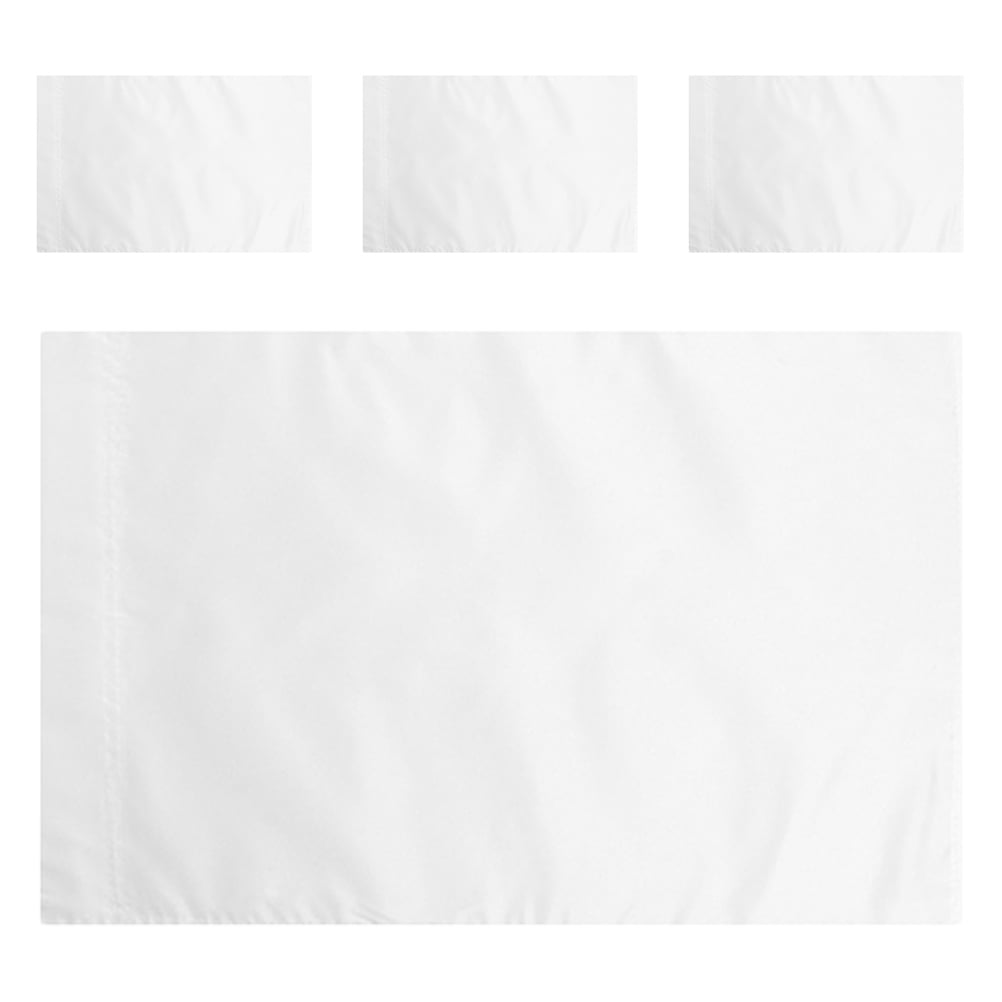 WEUVEB Blank Lawn Flags Garden Flag White Polyester Garden Use ...
