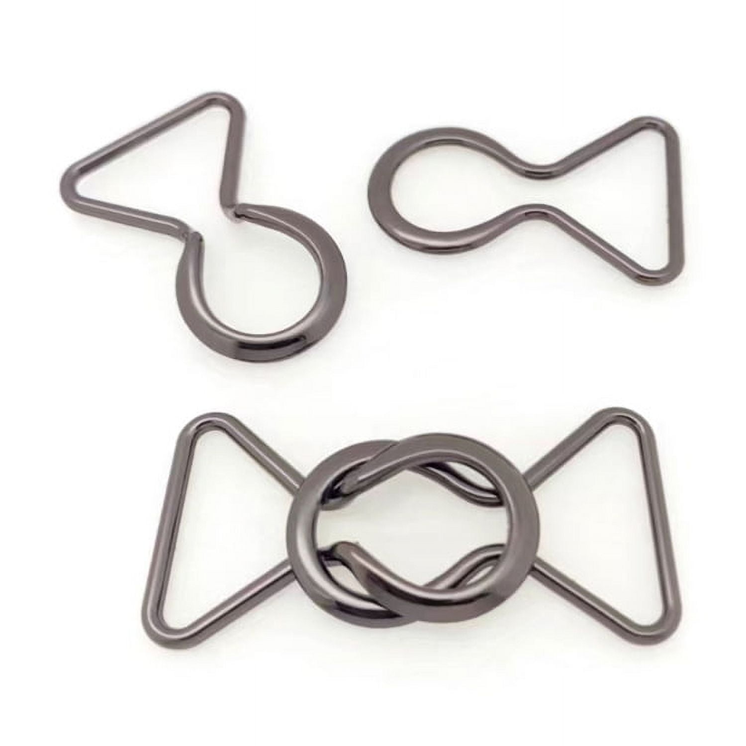 LYTMENT 5 Pairs Decorative Metal Belt Buckles Interlocking Buckle Clasp ...