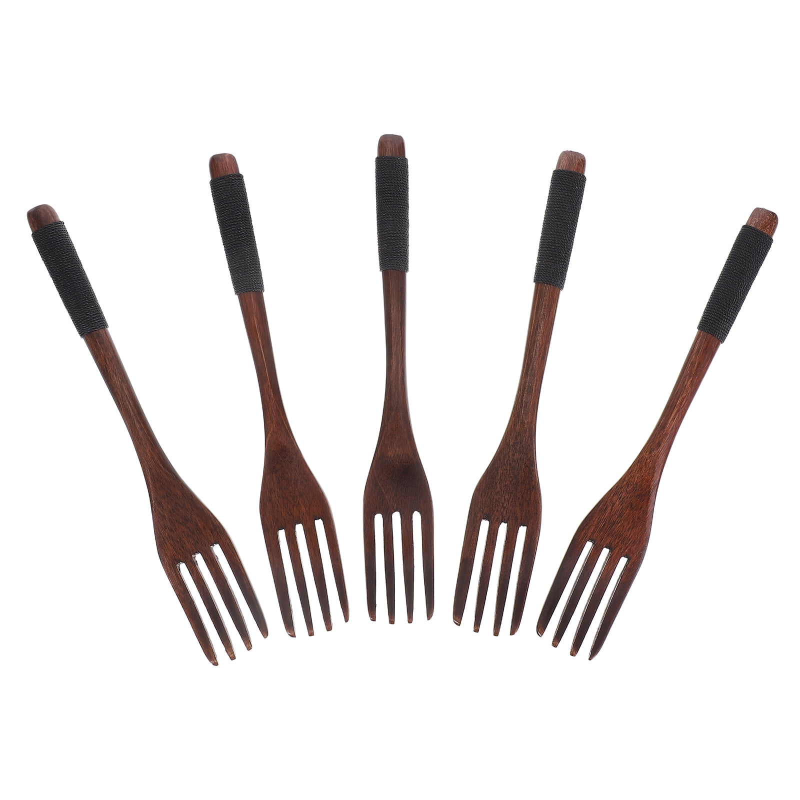 WEUVEB Wooden Kitchen Forks Japanese Style 5Pcs - Walmart.com