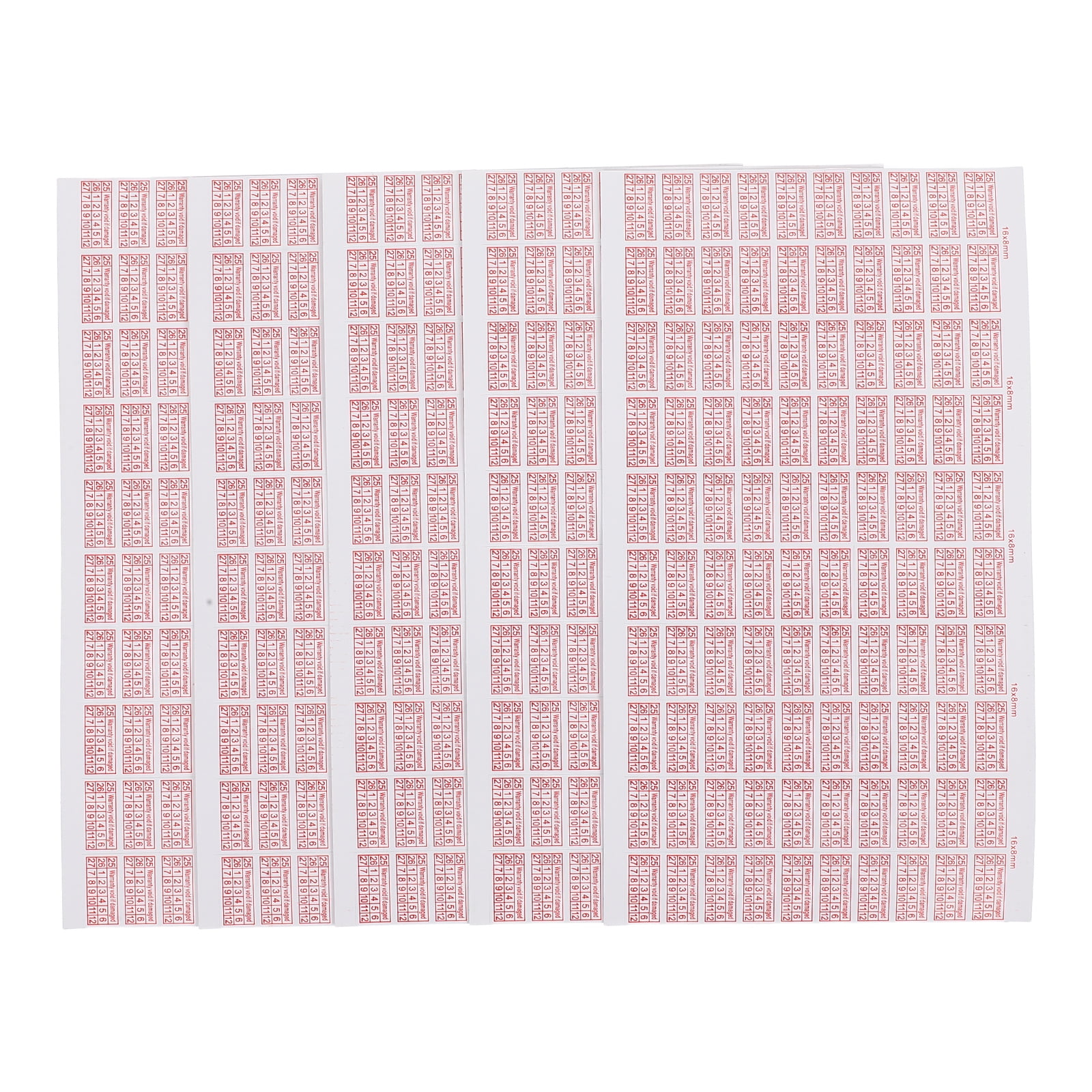 WEUVEB Multi Color Tamper Proof Stickers Labels for Quality Control ...