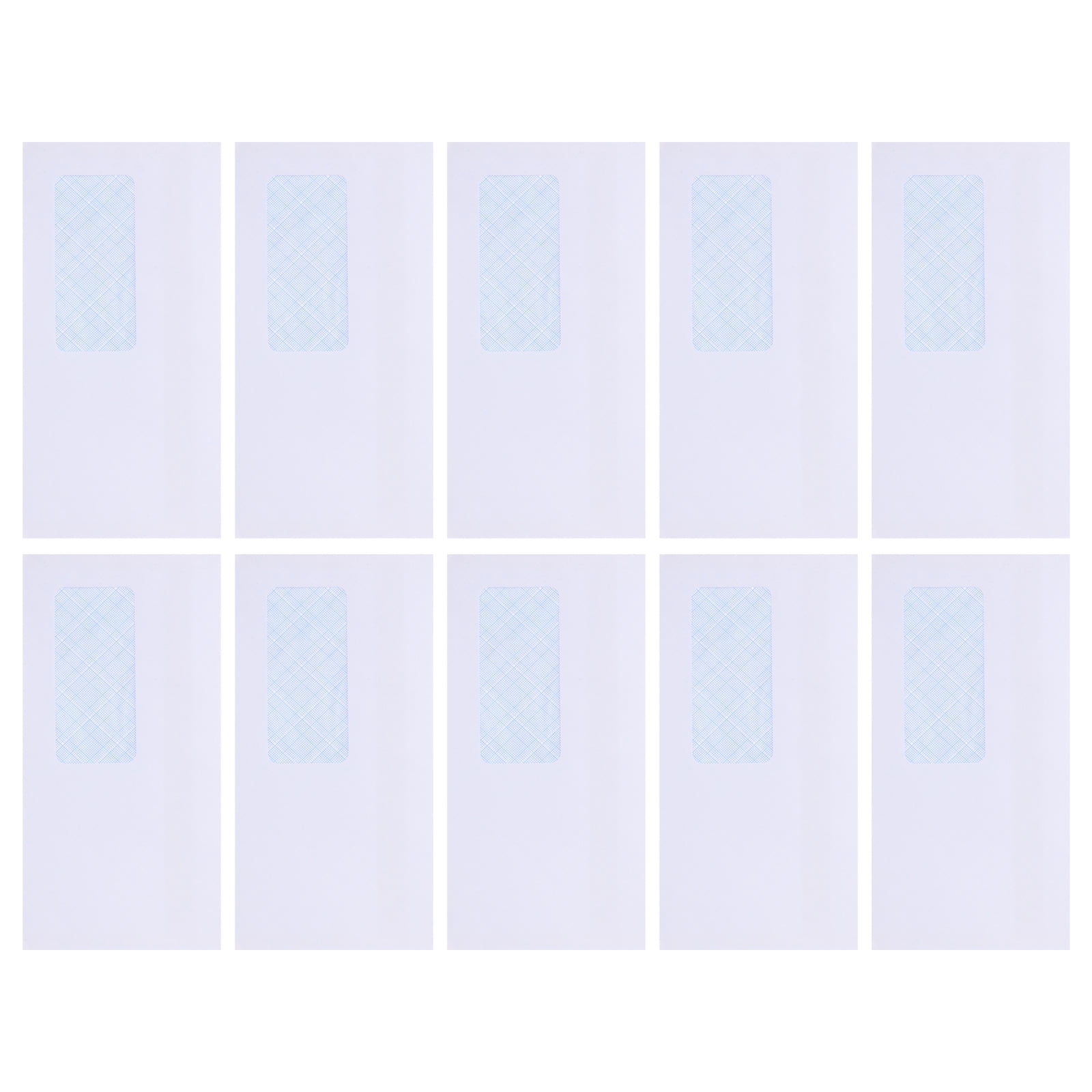 WEUVEB 50Pcs Envelopes with Window White for Business Mailing - Walmart.com