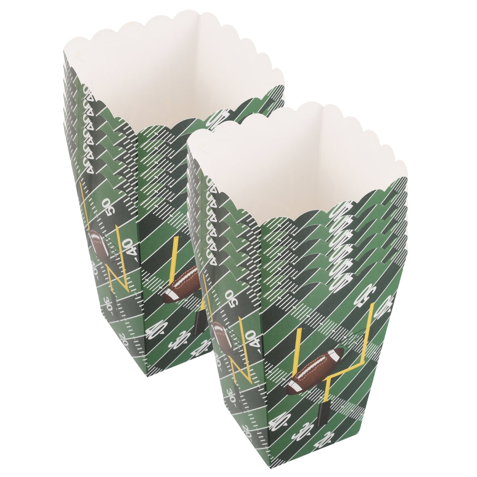 LYTMENT 50pcs Party Favor Boxes Football Snack Boxes Popcorn Containers ...