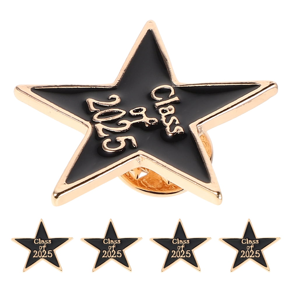 LYTMENT 5pcs Graduation Badge Pin Star Lapel Pins For Graduation Season ...