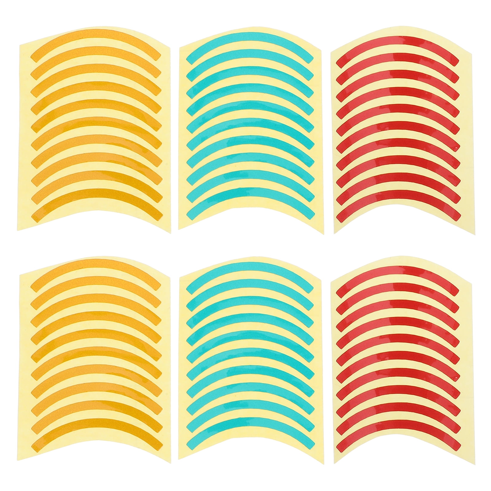 WEUVEB 60Pcs High Adhesion Reflective Pressure Gauge Stickers Markers ...