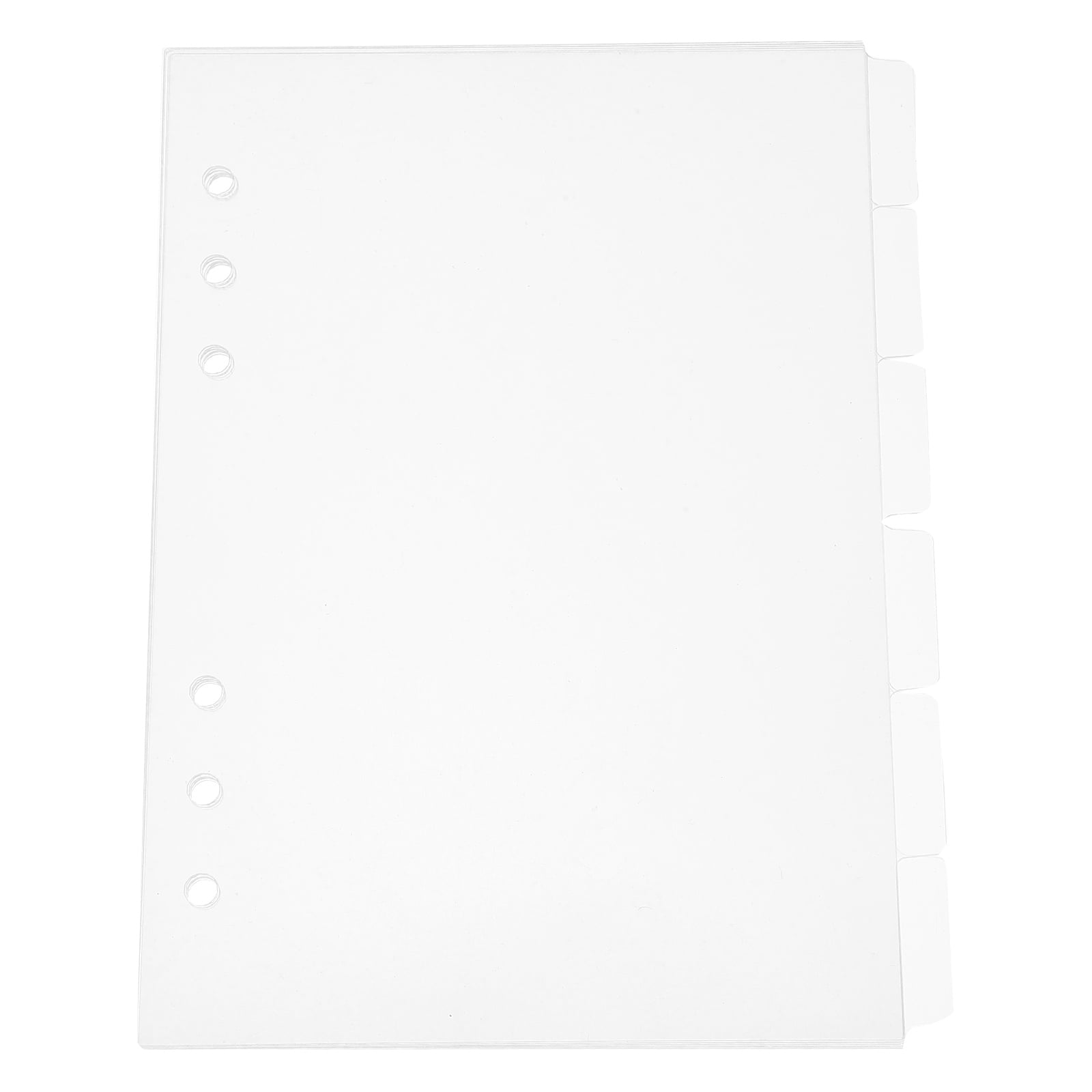 WEUVEB Artists Binder Tabs Dividers Acrylic 6Pcs For Travelers ...