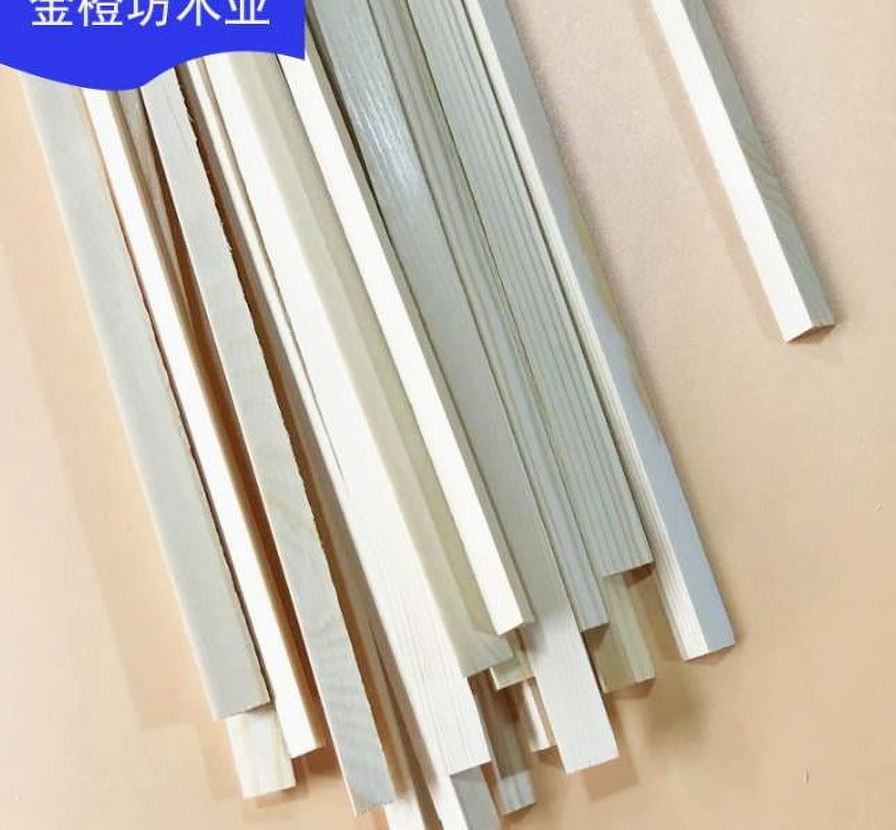 WEUVEB 6-Pack Pine Wood Triangles for Window Trim, Craft Projects, Home ...