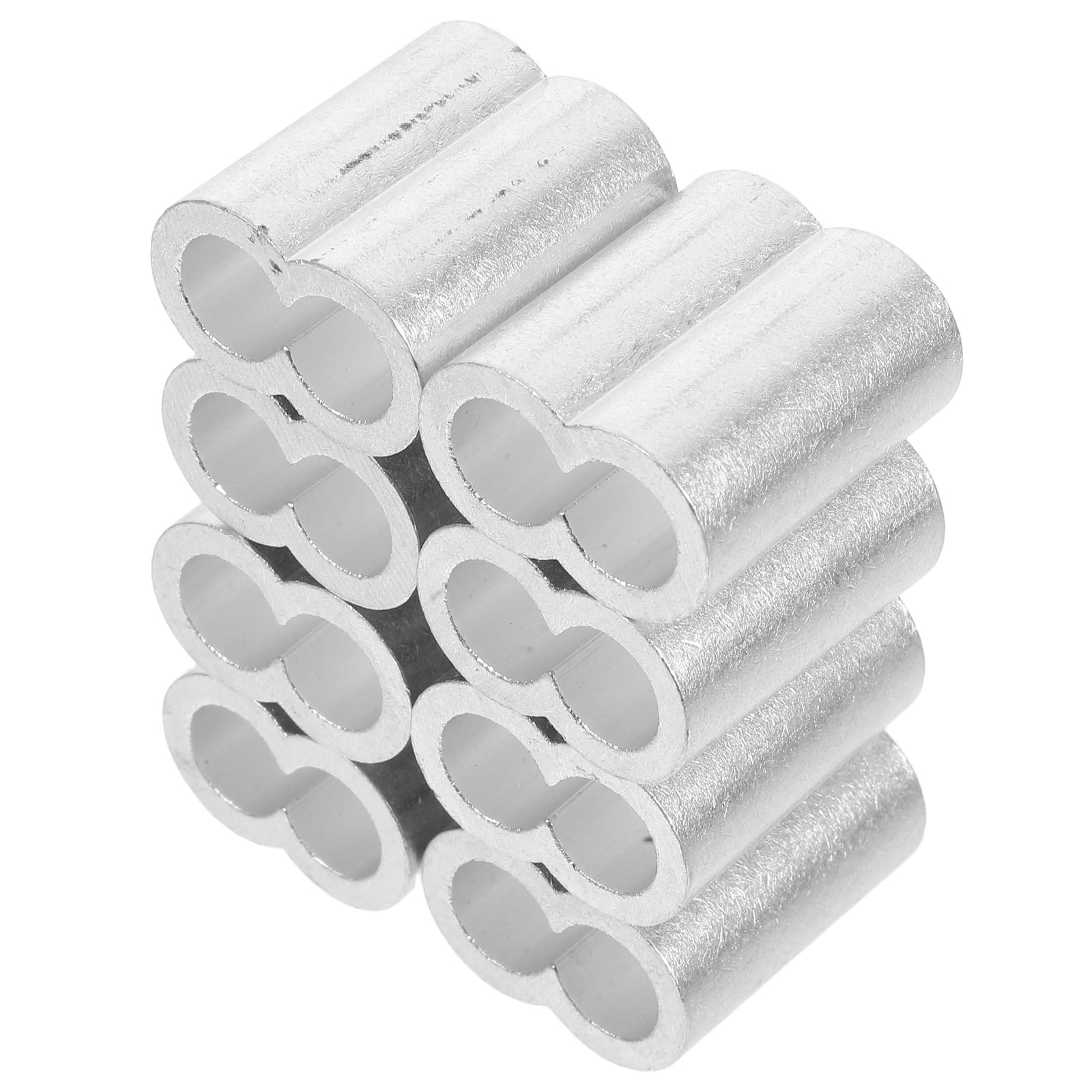 LYTMENT 8pcs Aluminum Wire Rope Crimping Sleeves Cable Ferrule Wire ...