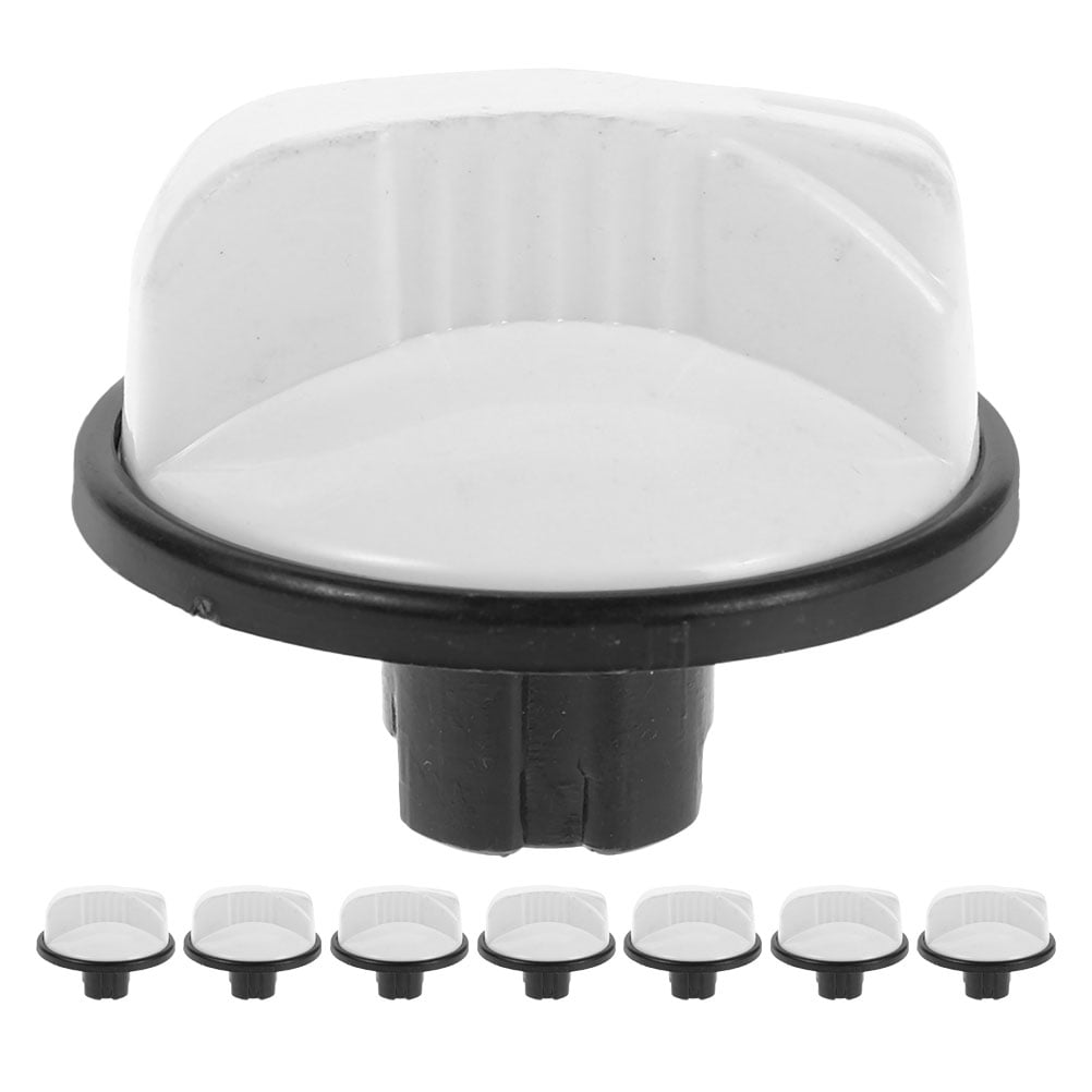 WEUVEB Washing Machine Timer Control Knob 8Pcs Beige Plastic Dual Tub Semiautomatic Operation ...