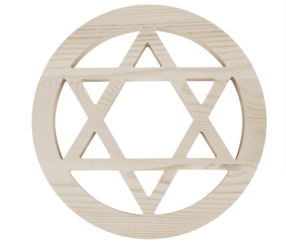 LYTMENT Acrifice Altar Tiles Pentagram Altar Tile Wooden Round Altar ...