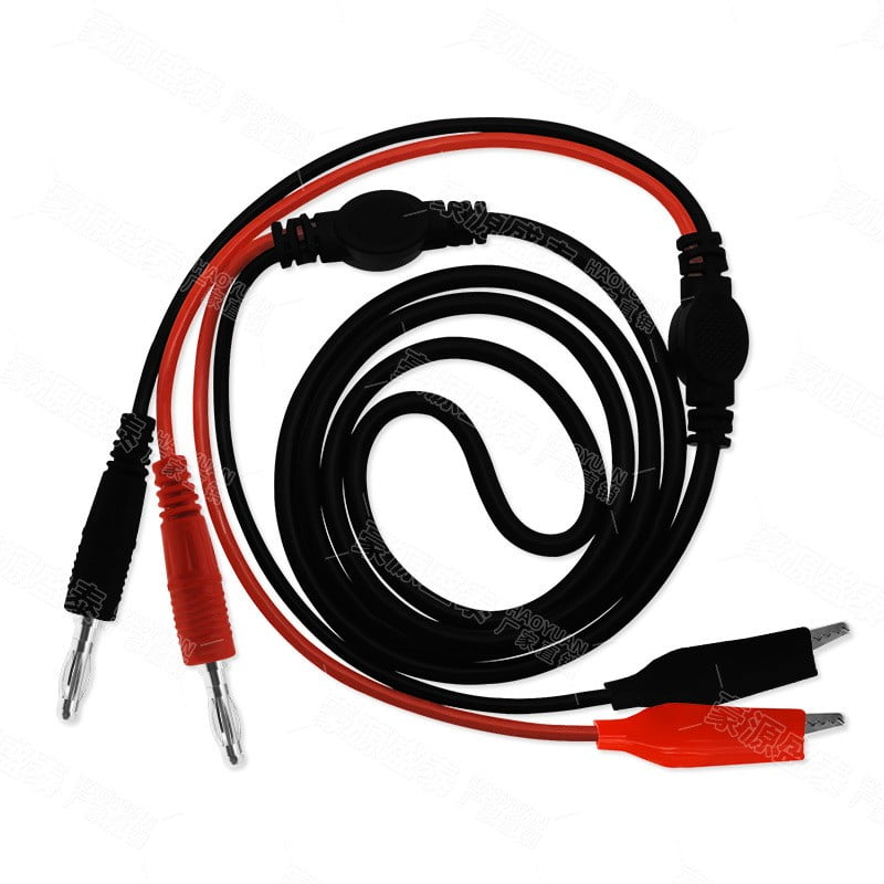 LYTMENT Alligator Clip Test Leads With Banana Plug Connection Injection ...